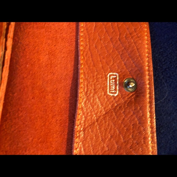 Lumi | Accessories | Lumi Wallet In Rust Leather | Poshmark
